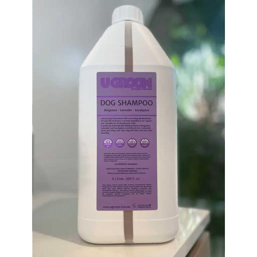 Dog shampoo 5 litre bulk – U GROOM